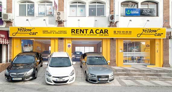 Car rental La Cala de Mijas | Home delivery | Yellow Car